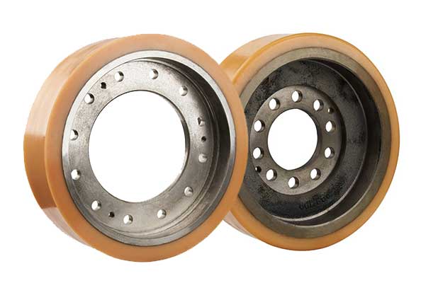 Polyurethane wheels with bearings -Vulkollan drive wheel